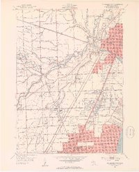 1952 Map of Mt Clemens West, Macomb County, MI — High-Res | Pastmaps
